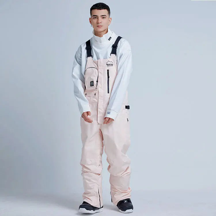 Fashion Snow Snowboard Bibs Pants Unisex Insulated Ski Overalls ...