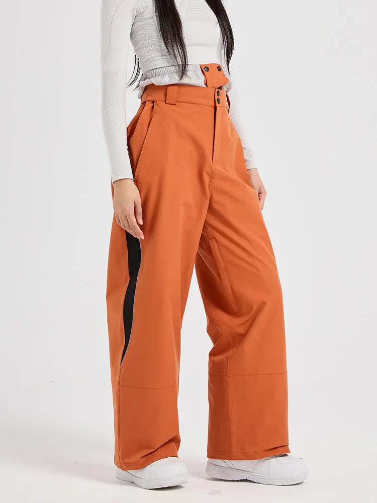 Women Baggy Thermal Insulated Snow Pants – HOTIANSNOW